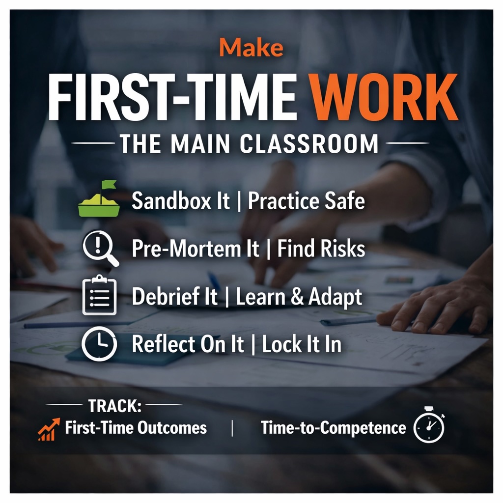 Post 10 - Make First-Time Work a Classroom: How “Strategic Agility ...